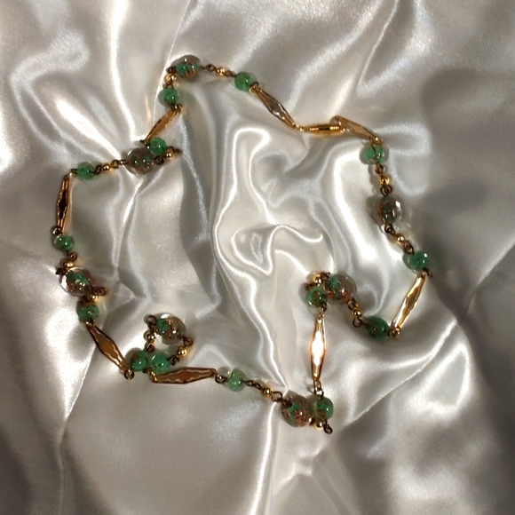 Murano | Jewelry | Vintage Murano Venetian Style Glass Beads With Gold ...